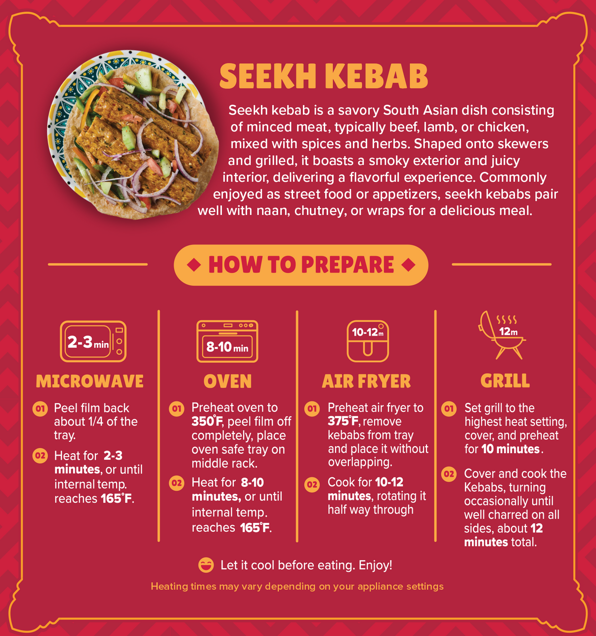 CHICKEN SEEKH KEBAB – Shahnawaz Foods